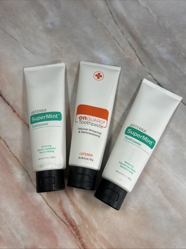 3 Pack doterra toothpaste - 1 On Guard And 2 Super Mint - 4.2 Oz Each ...