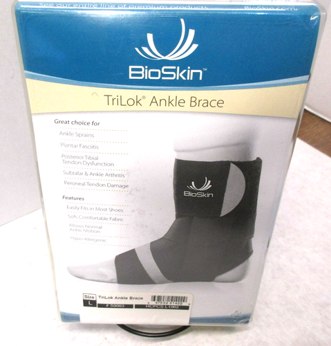 BIO SKIN TriLok ANKLE BRACE. Size Large (fits men's shoe size 10-12.5 ...