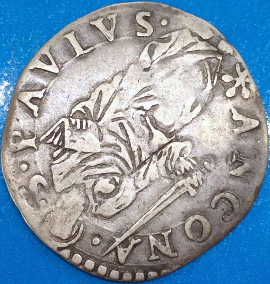 Vatican Paolo IV (1555-1559) Giulio ANCONA St. Paulus 28mm 3g Ag | eBay