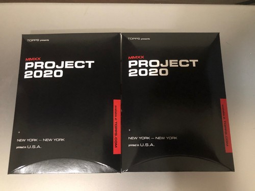 Topps Project 2020 Empty Storage Boxes Lot Of Two | eBay