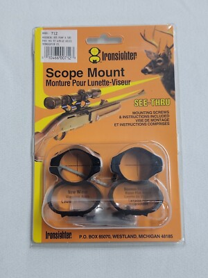Ironsighter See Thru Scope Mount Model 712 for Mossberg 835 Pump & 500 ...