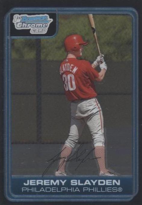 2006 Bowman Chrome - Prospects Jeremy Slayden #BC143 (RC) for sale ...