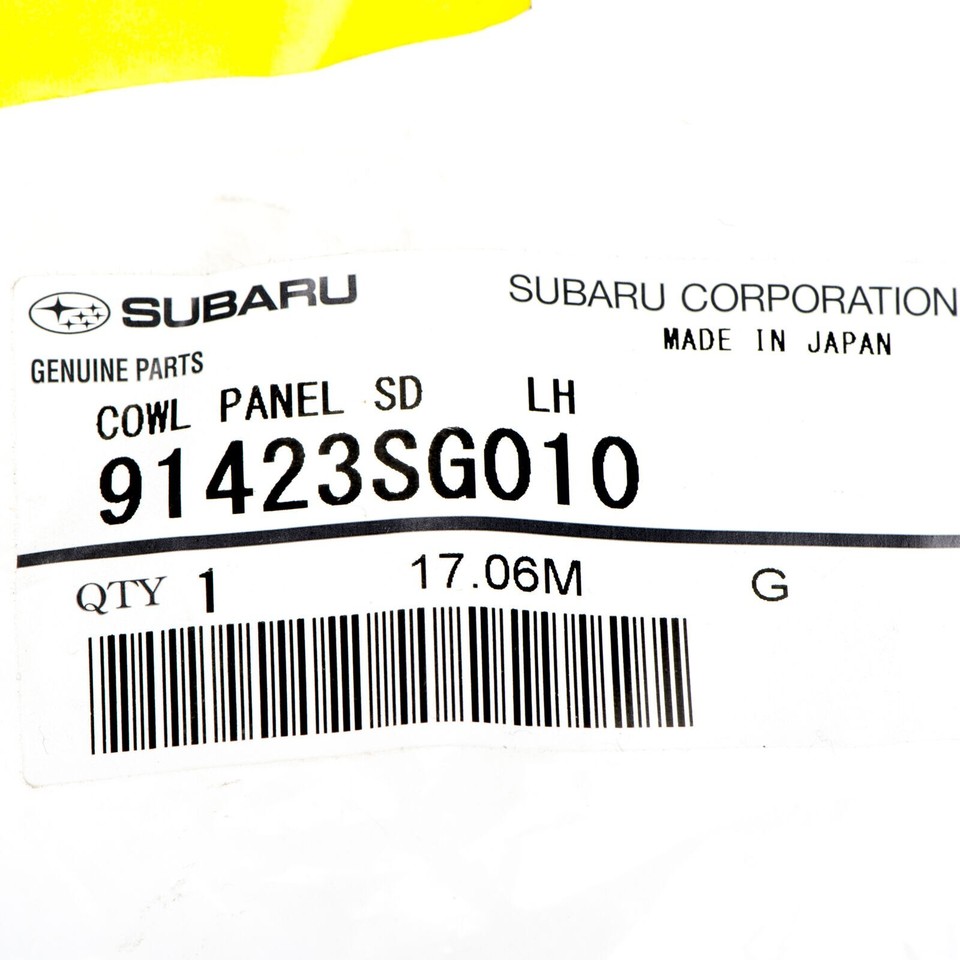 2014-2018 Subaru Forester 91423SG010 91423SG000 Cowl Panel Set Left and ...