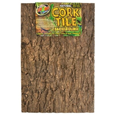 Zoo Med Cork Tile Backgrounds Vivarium Terrarium Cork Background | eBay