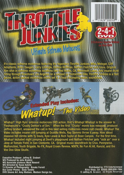 Throttle Junkies (DVD, 2006) New, From the Full Throttle Video Studio ...