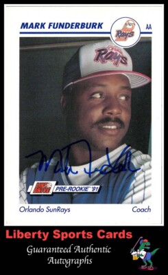 1991 Impel Mark Funderburk #500 Authentic Autographed Card Sun Rays | eBay