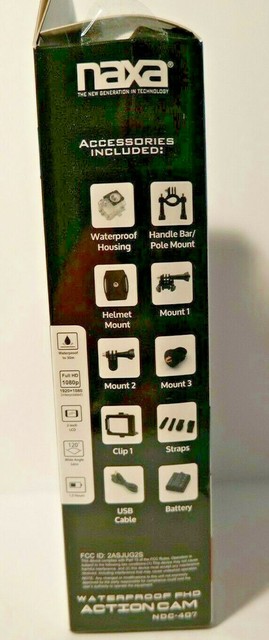 Naxa Ndc-407 Waterproof Action Camera Naxndc407 for sale online | eBay