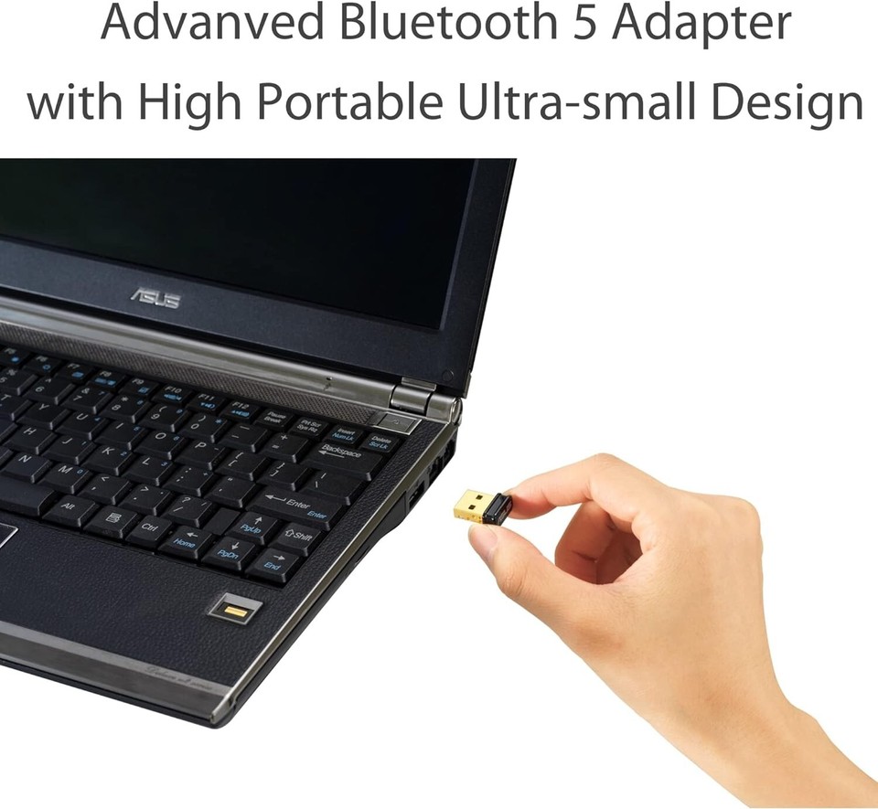 ASUS USB-BT500 Bluetooth 5.0 USB Wireless Adapter for Windows 10 & 11 ...