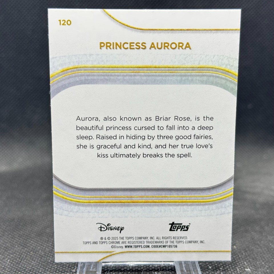 2025 Topps Chrome Disney Princess Aurora Base #120 | eBay