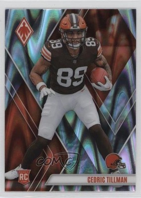 2023 Panini Phoenix Rookies Silver Seismic Cedric Tillman #137 Rookie ...