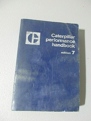 Manuals & Books - Caterpillar Performance Handbook Edition