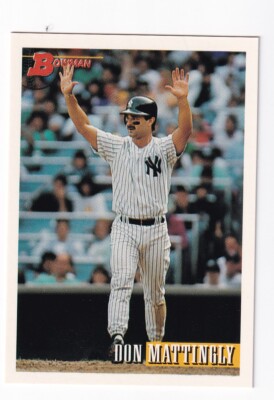 Don Mattingly 1993 Bowman MLB Trading Card # 595 NY Yankees | eBay