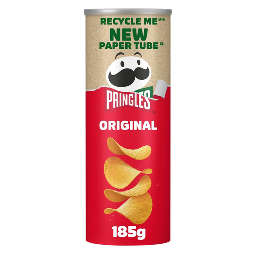Pringles Original Sharing Crisps 185g - Full Case (6 x 165g) - Crisp ...