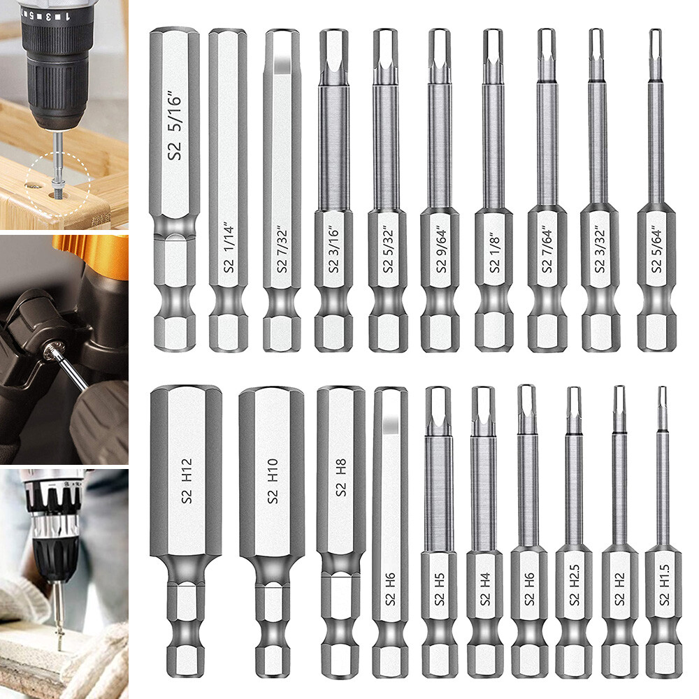 20x Security Torx Head Screwdriver Bit Set 60mm Long Magnetic Hex Shank Impact༒ | eBay