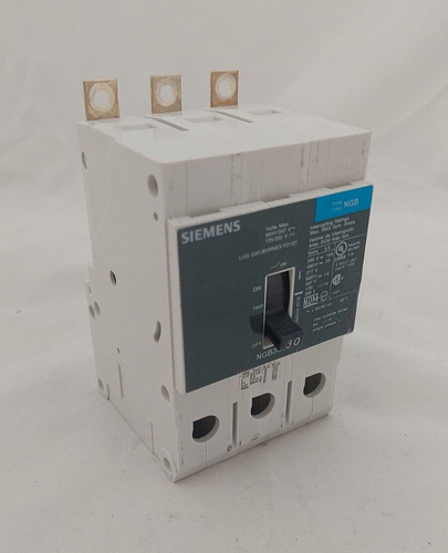 SIEMENS NGB3B100 CIRCUIT BREAKER NGB 100A 3P 600V | eBay