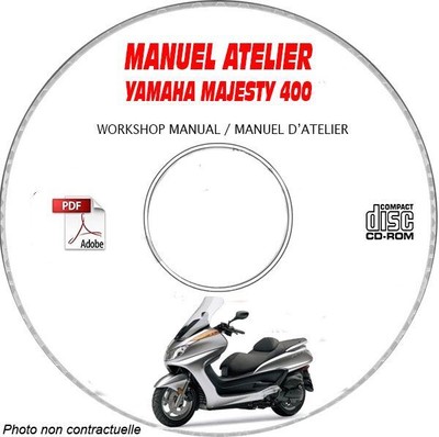 MAJESTY 400 - Manuel Atelier CDROM YAMAHA FR Support - CD-ROM - DVD-ROM ...