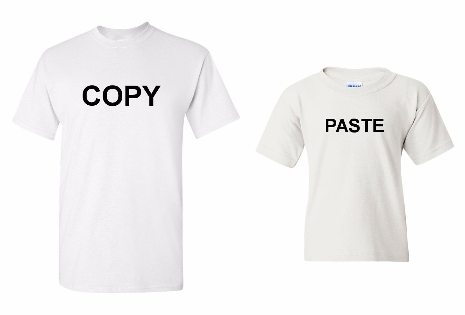 Copy Paste Shirts Father & Son Daughter Matching SET Gifts Fathers Day ...