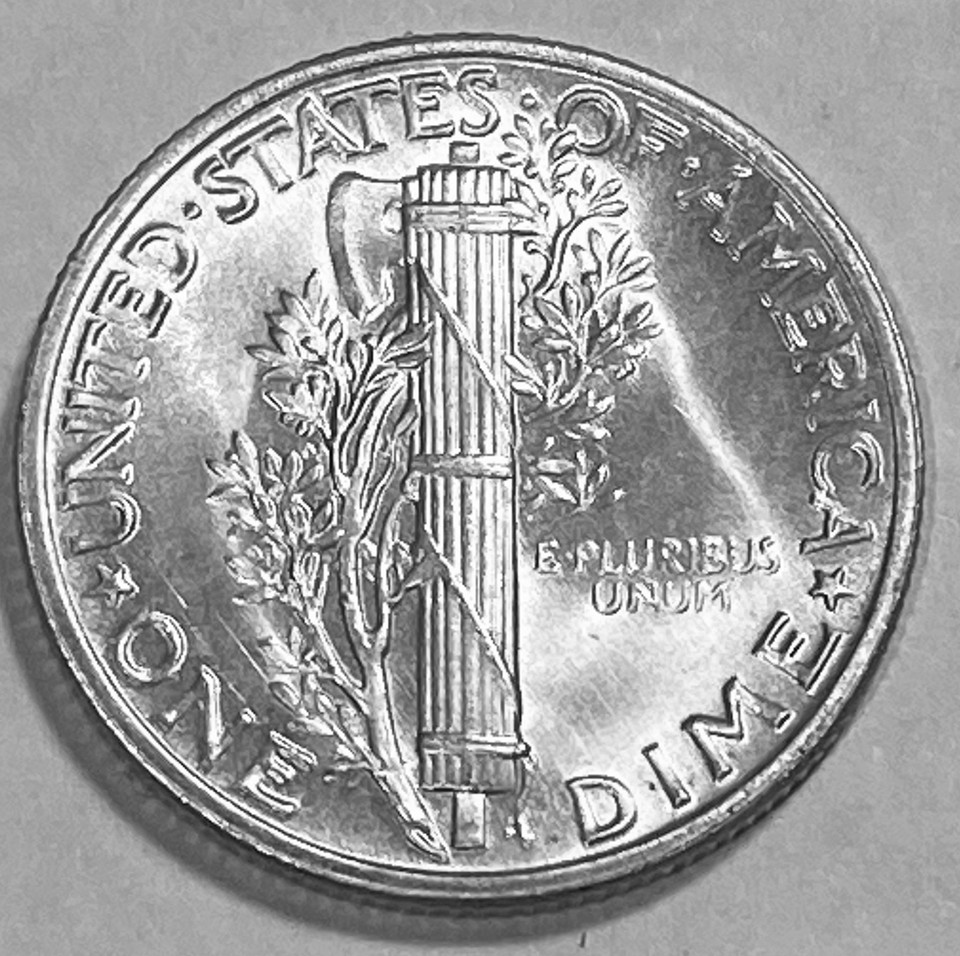 1945 Mercury Dime Gem BU Full Bands | eBay