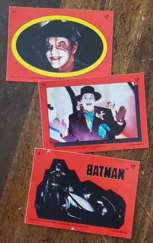 Batman - Stickers - Topps - Movie Cards - 1989 | eBay