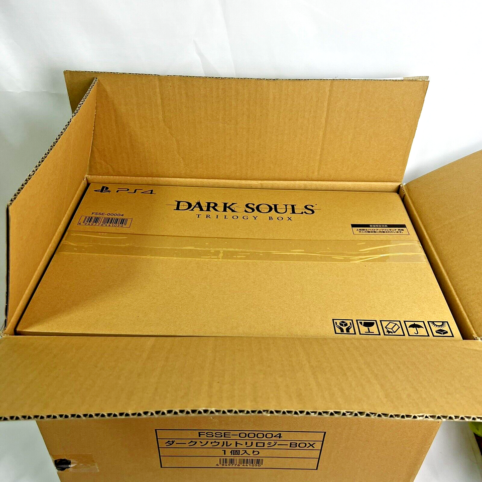 PS4 DARK SOULS TRILOGY BOX Limited Ver. Senior Knight Software Rare ...
