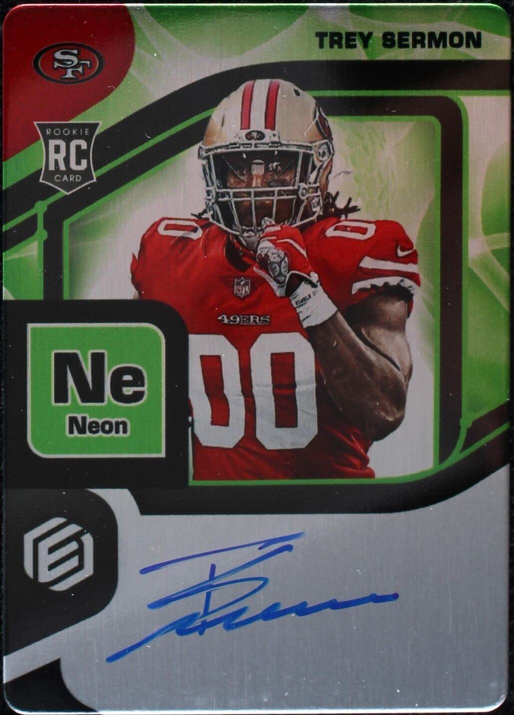 2021 Panini Elements - RPS Rookie Steel Signatures Trey Sermon #147 ...