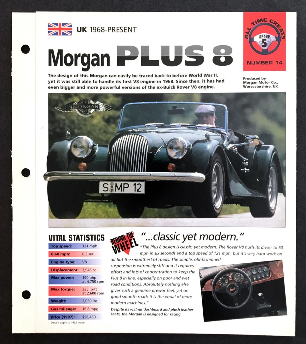 Morgan 8 Roadster