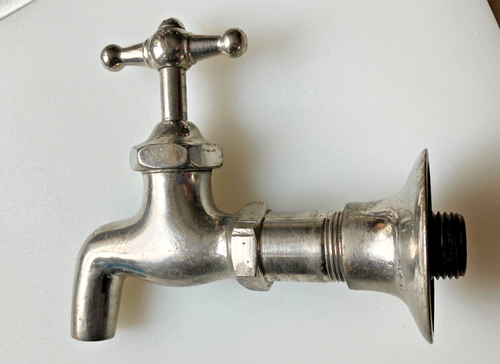 Vintage Chrome Plated In/Outdoor Adjustable length Water Faucet Tap ...