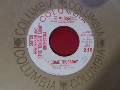 SKITCH HENDERSON & THE TONIGHT SHOW ORCHESTRA "COME THURSDAY" COUMBIA ...