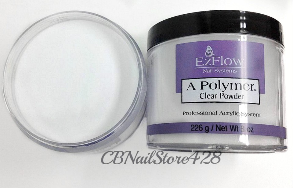 Ezflow - New- A Polymer Acrylic Nail Powder 8oz/226g - Pick any color ...