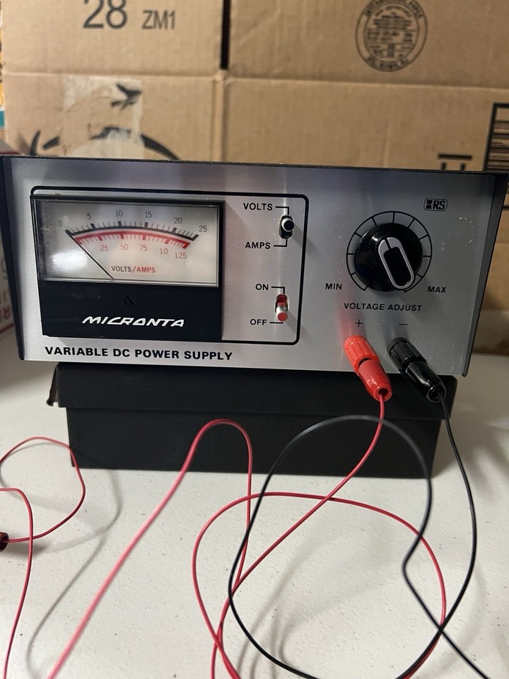 Variable DC Power Supply Micronta – Radio Shack #22-123 – Tested - Qwik ...