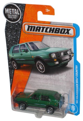 Matchbox Dark Green '90 Volkswagen Golf Country (2016) Die-Cast Toy Car ...