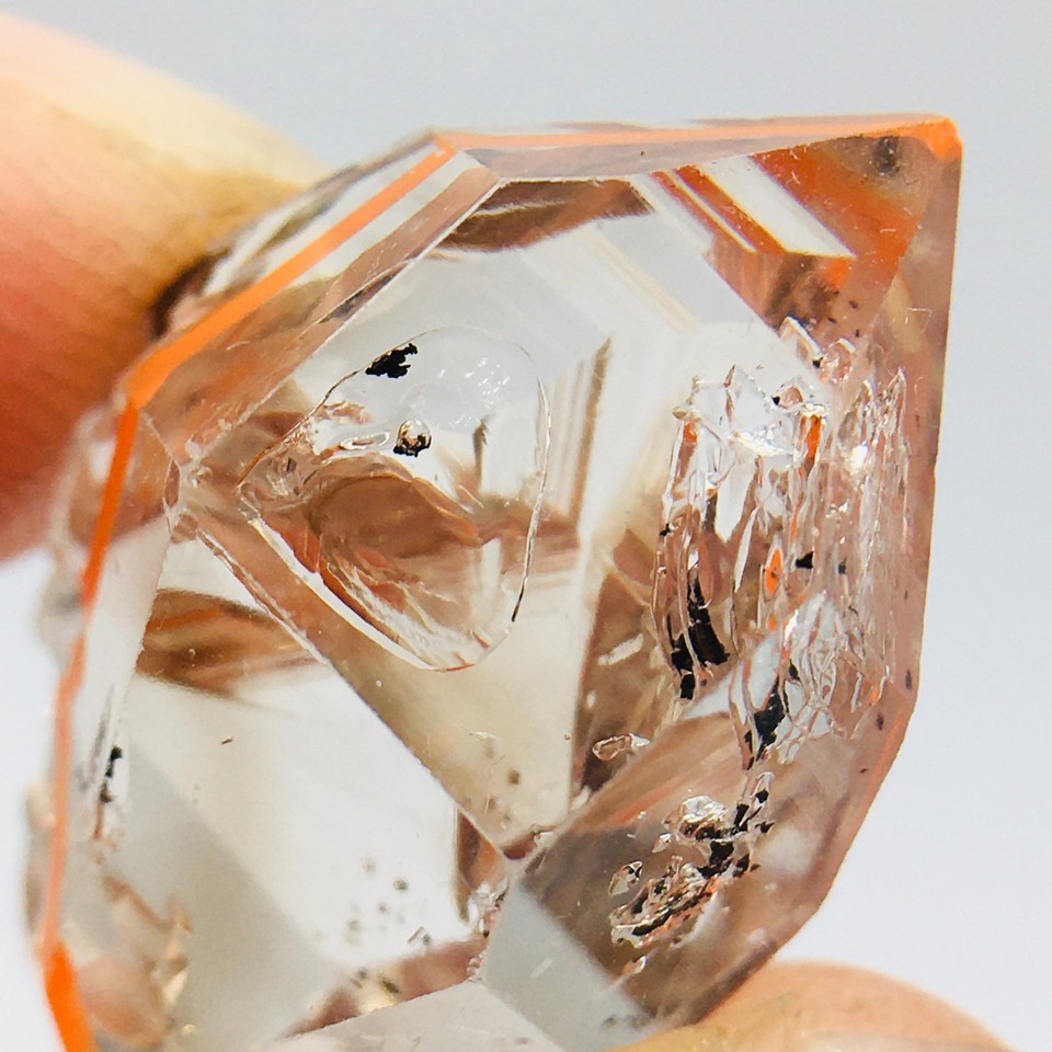 TOP Natural Herkimer diamond crystal moving water quicksand drop ...