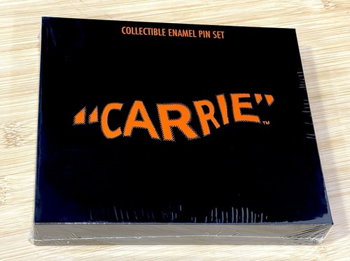 Carrie Enamel Pin Set Gutter Garbs Scream Factory OOP Stephen King 4k ...