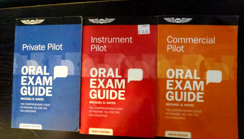 asa Oral Exam Guide Pilot Lot Private Instrument & Commercial 3 books ...