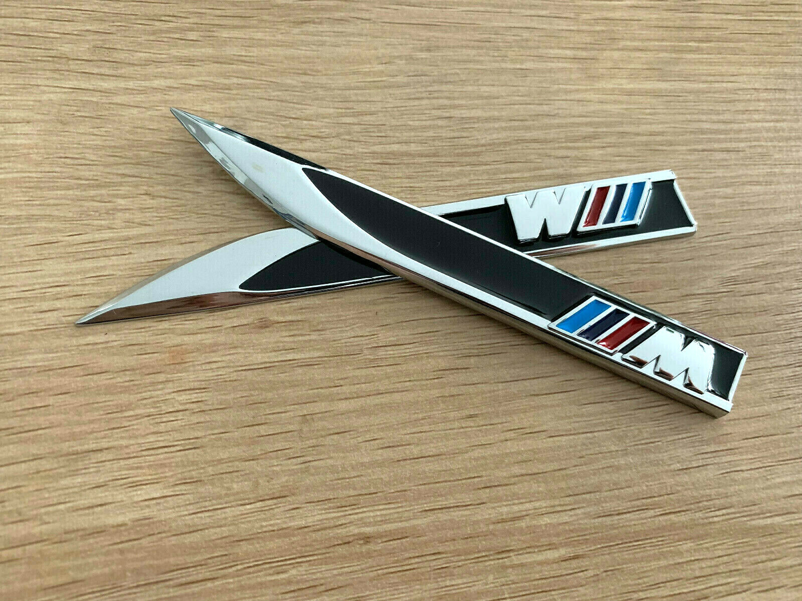 Metal BMW Emblem Black Side badge Sticker for BMW M X1 X3 X4 X5 X6 M3 ...