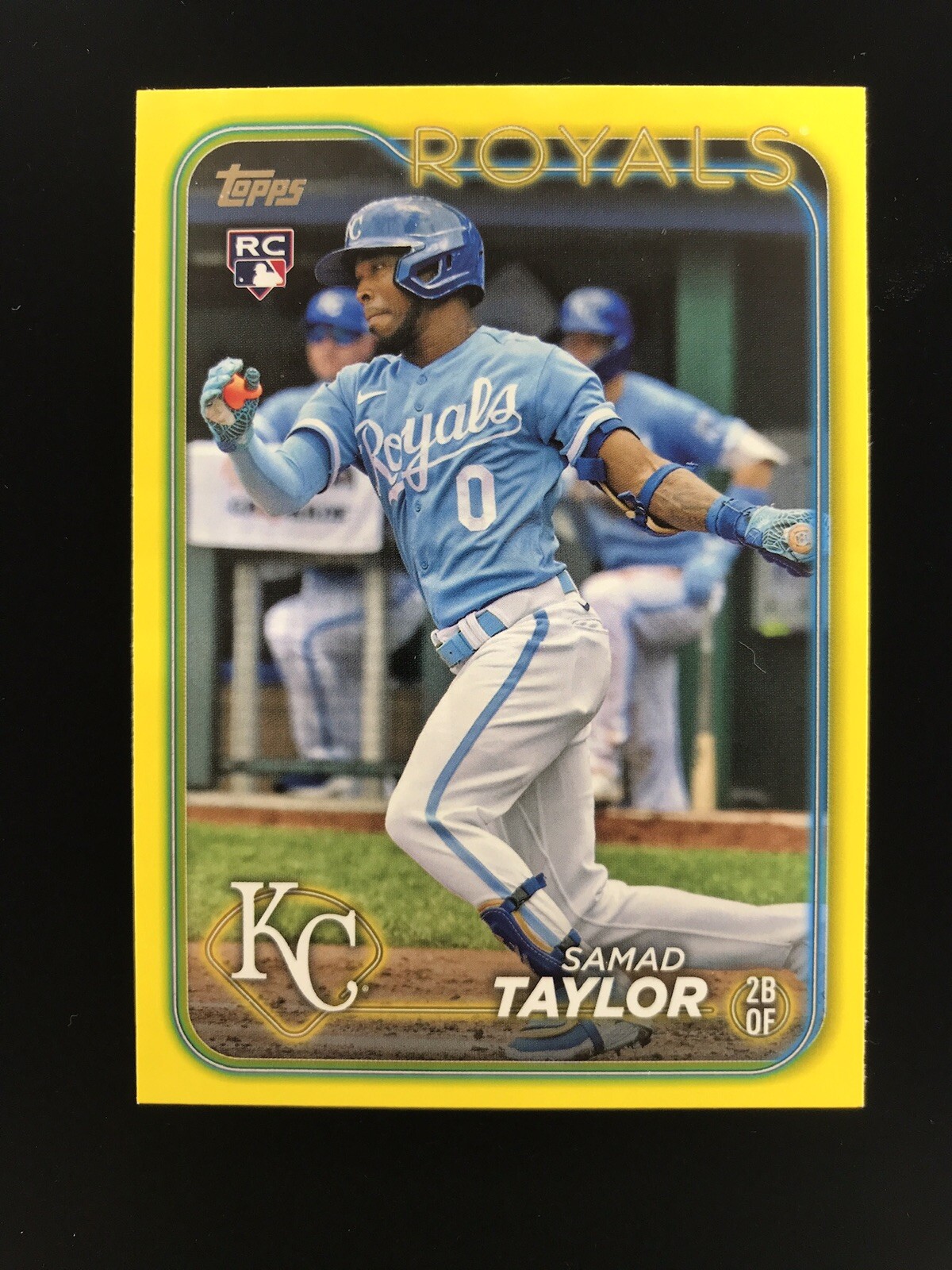 Samad Taylor Yellow SP Rookie 2024 Topps Series 1 MLB #32 Kansas City ...