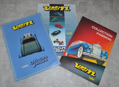 RARE CATALOGUES VOITURES MINIATURES VEREM 1986 1992 1995 | eBay