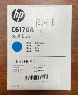 New OEM Genuine HP C6170A Spot Blue Printhead 40ml | eBay