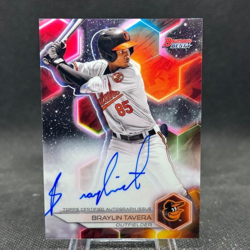 Braylin Tavera 2023 Bowman's Best Auto Baltimore Orioles #B23-BT | eBay