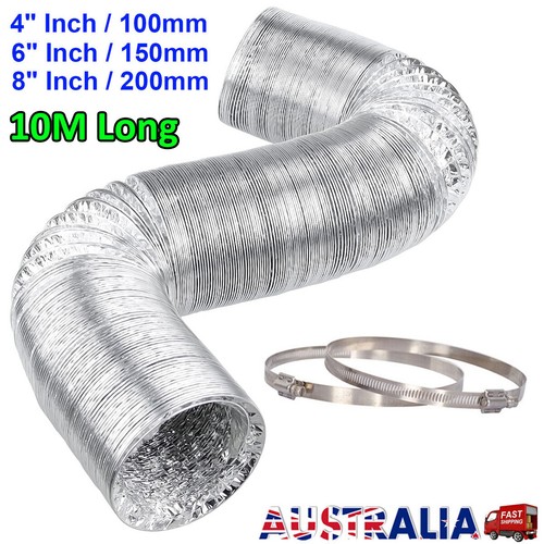 AU 10M Portable Exhaust Hose Tube Pipe For Ventilation Air Conditioner ...