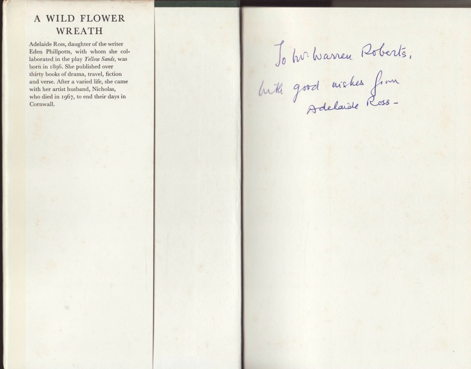 A Wild Flower Wreath. Adelaide Ross [Signed] | eBay