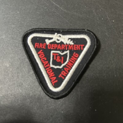 Vintage Obsolete Fire Department Patch T&I Vocational Training | eBay