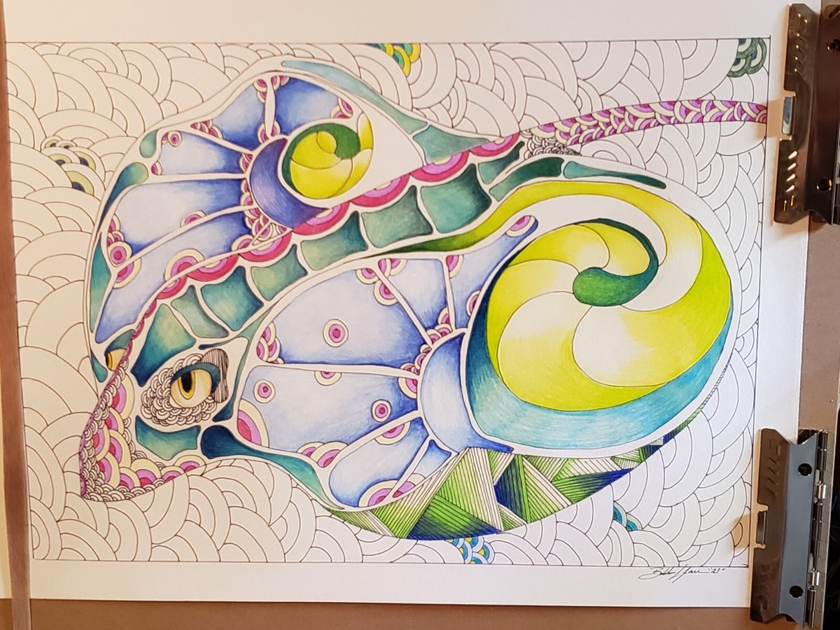 Pencil Drawing Abstract