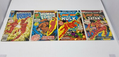 Vintage Marvel Comics Team-Up Human Torch & Hulk Assorted Lot | eBay