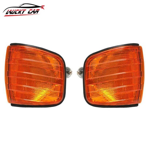 2pcs Amber Turn Signal Corner Light Lamp For Mercedes Benz W126 1980 ...