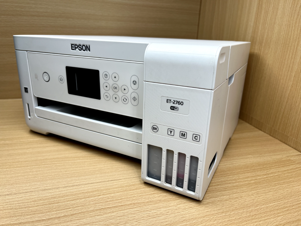Epson EcoTank ET-2760 Supertank Color Inkjet All-in-One Printer - White ...