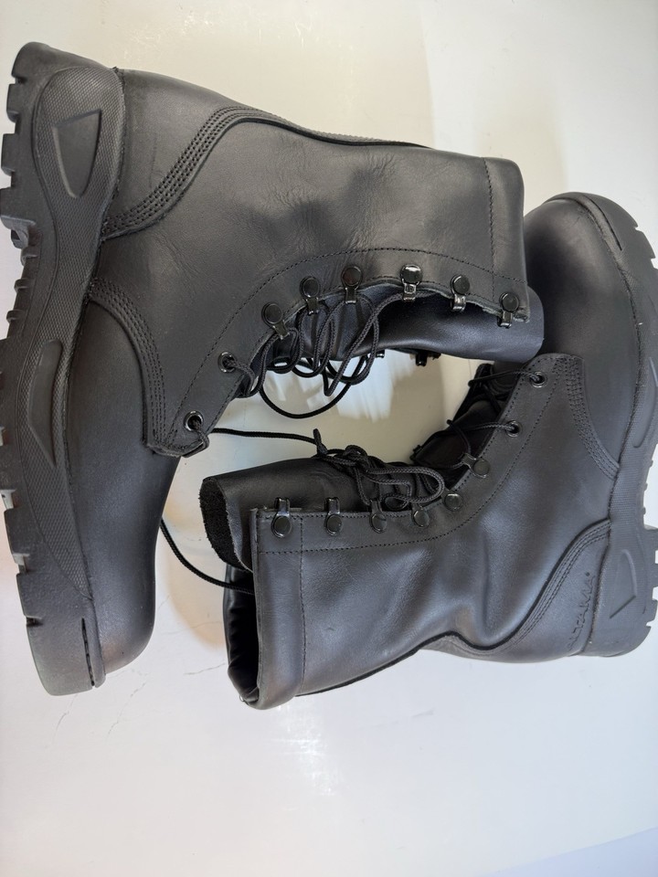 Altama 515701 All Leather 10" Combat Boots Black Made in USA Men's 9.5W ...