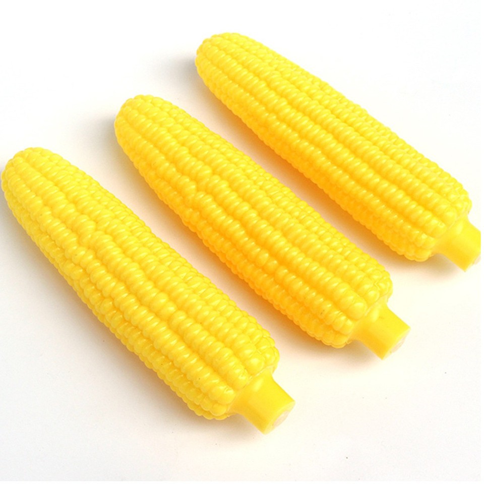 Durable Indestructible Dog Chew Toy - Squeaky Corn Stick for Aggressive ...
