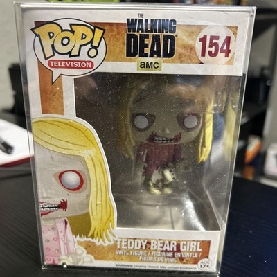 VAULTED Funko Pop! The Walking Dead TEDDY BEAR GIRL (Walker) #154 w ...