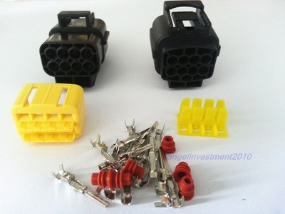 5sets Waterproof 8 Pin Connector Plug Electrical Car Motorcycle HID | eBay